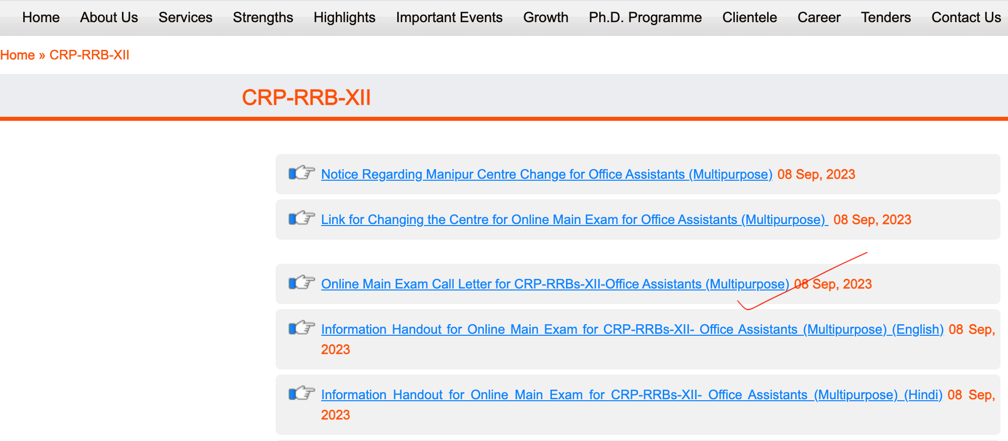 IBPS RRB Clerk Mains Admit Card 2023 Out, Phase 2 Call Letter