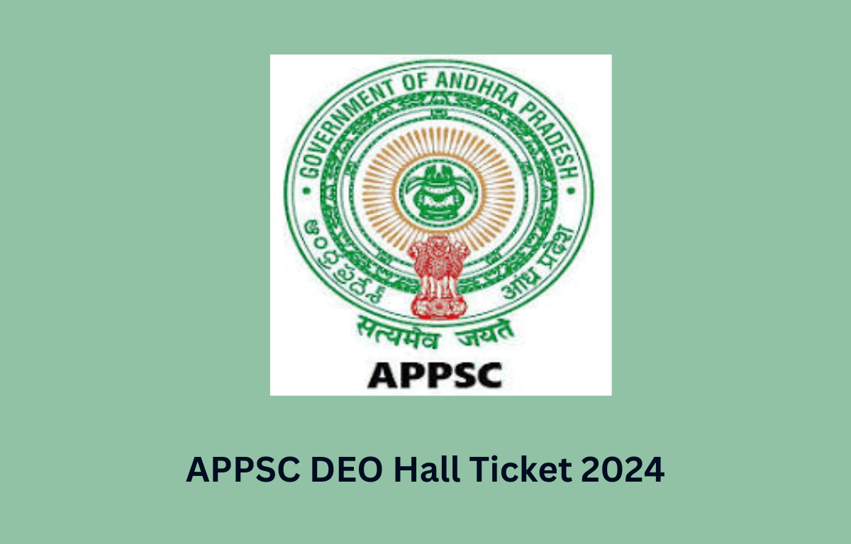 APPSC DEO Hall Ticket 2024 Out, Download Link Available