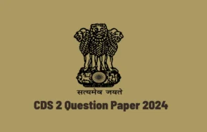 NDA 2 Question Paper 2024, 1st September GAT and Maths Papers PDF