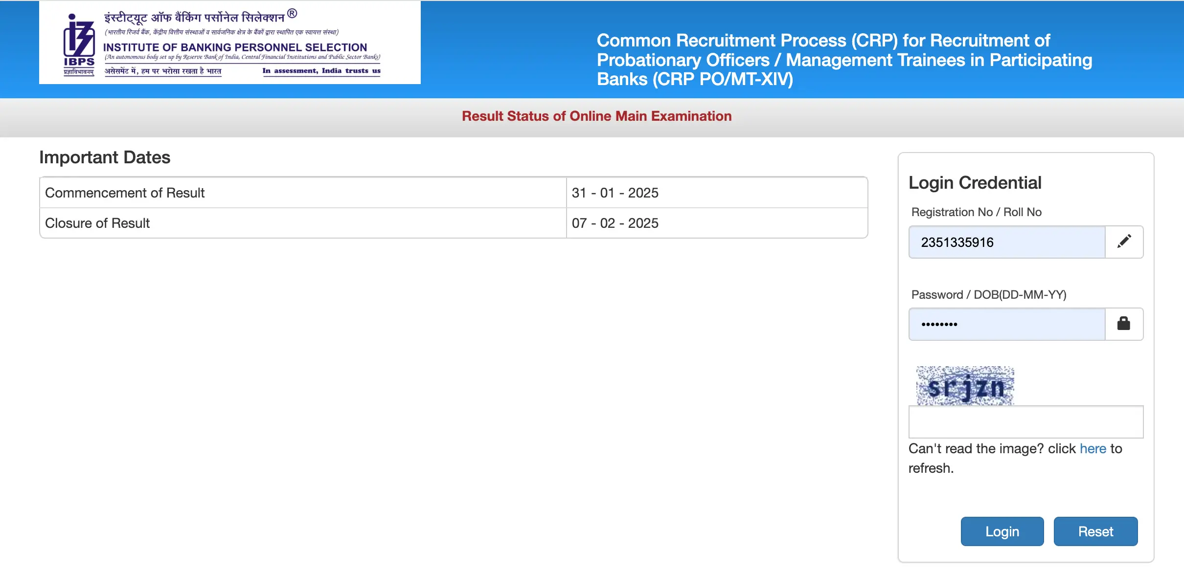 IBPS PO Mains Result 2025 Out, Phase 2 Result Link at ibps.in
