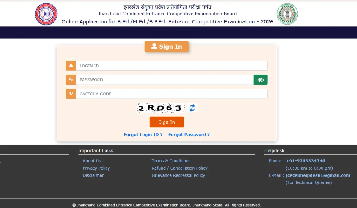 Jharkhand BEd Admit Card 2026 Out at jceceb.jharkhand.gov.in, Download ...