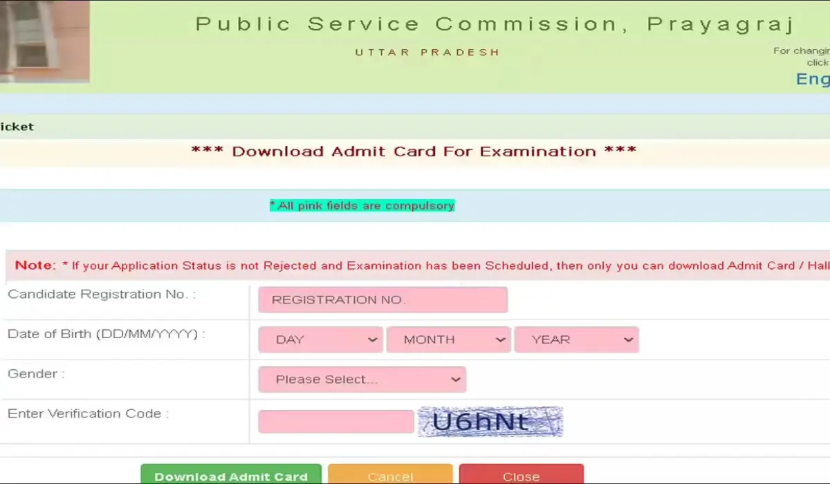 UPPSC GIC Lecturer Admit Card 2026 Out, Prelims Call Letter Download Link