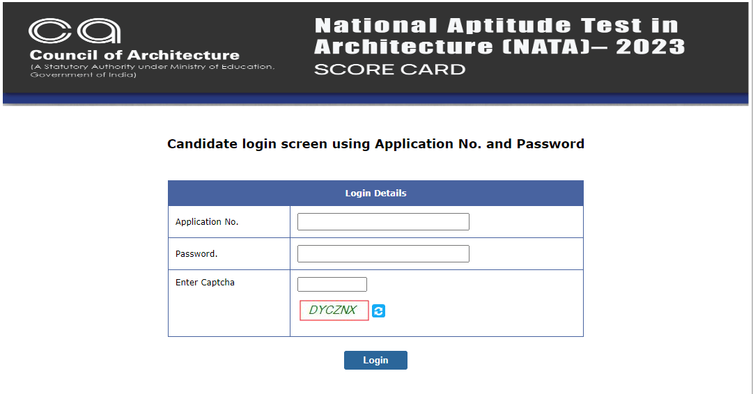 NATA Result 2023 Phase 2 Out, NATA Score Card and Result Link