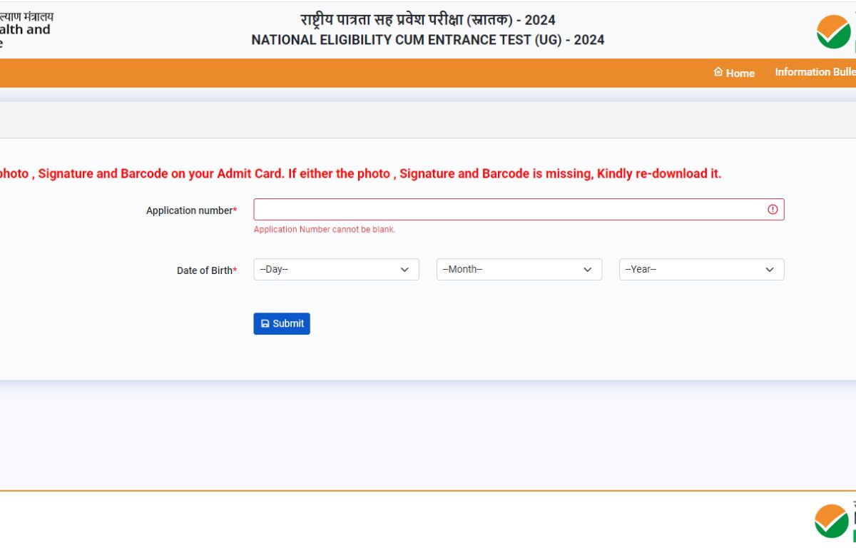 NEET UG Re-Exam 2024 Admit Card Released for 1563 Candidates, Direct Link NEET UG Re-Exam 2024 Admit Card Released for 1563 Candidates, Direct Link