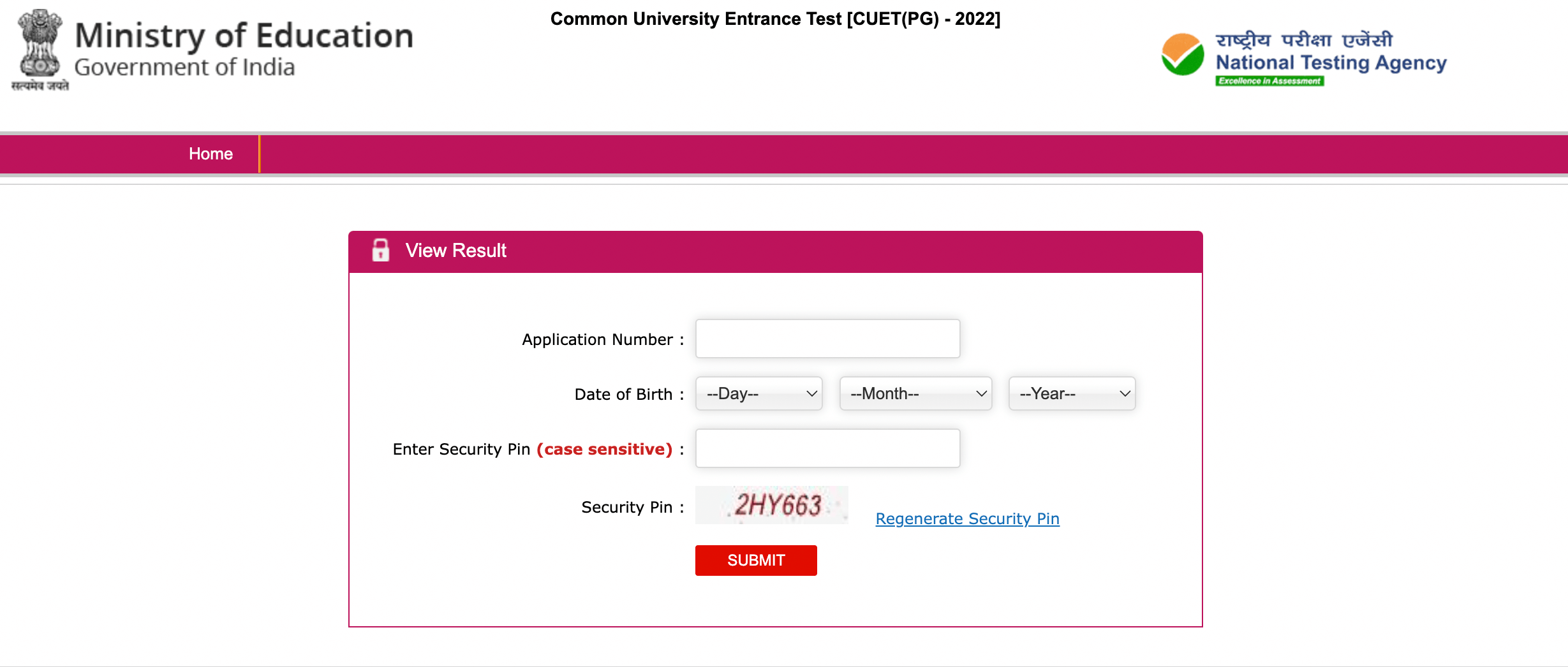 CUET PG Result 2022 Out Direct Result Link